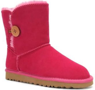 Generic QXDZSW Bottes de neige imperm&eacute;ables classiques pour femme, rose rouge, 41.5 EU