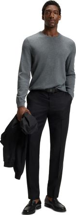 HUGO BOSS Leno-P Pullover f&uuml;r Herren (Mittelgrau)
