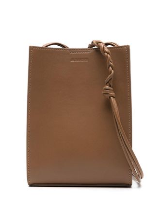 Jil Sander petit sac porté épaule Tangle - Marron