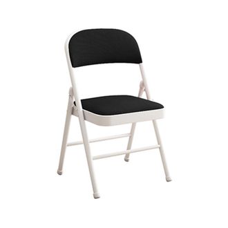 Generic Portable Folding Chair - Breathable Mesh Fabric, Padded, Collapsible Design for Indoor/Outdoor Use - Ideal for Meetings, Business Events, Restaurants 