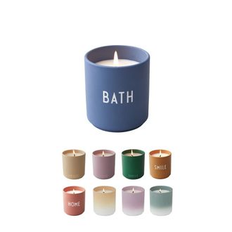 DESIGN LETTERS duftkerzen im glas gro&szlig; | duftkerze aus 100% Sojawachs et Brenndauer bis zu 51 Stunden | weihnachts Sammlung und entspannung geschenk f&uuml;r frauen | die