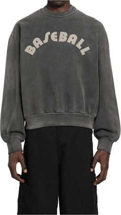 Fear of God Homme, Sweatshirts et sweats &agrave; capuche, Gris, Taille: S Baseball Classic Fit Half Raglan SweaT-shirt