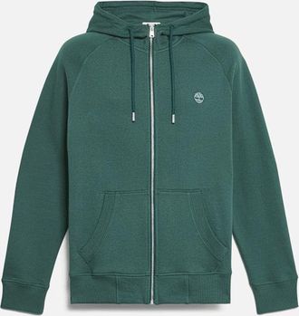 Timberland Exeter River Kapuzenjacke mit geb&uuml;rsteter R&uuml;ckseite f&uuml;r Herren in Dunkelgr&uuml;n, Herren, Gr&uuml;n, Gr&ouml;&szlig;e