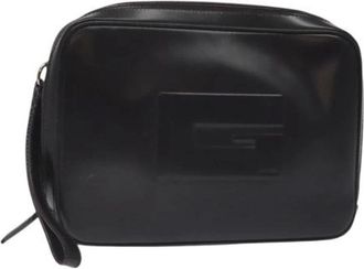Gucci Pre-owned Cuir pochettes-minaudieres - Femme - Pre-owned - Noir - Taille: ONE Size