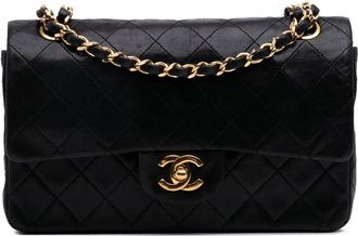 Chanel Hobo Bags - Small Classic Lambskin Double Flap - Gr. unisize - in Schwarz - für Damen