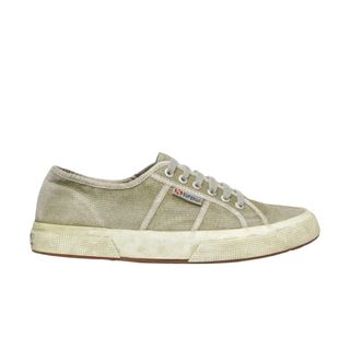 Superga Homme, Chaussures, Vert, Taille: 41 EU Baskets en coton teint 2750
