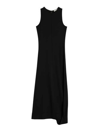Christophe Lemaire Knielanges Kleid - Schwarz
