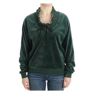 Roberto Cavalli Mock Sweater - - Sweatshirts & Hoodies - Damen - Gr&uuml;n - M