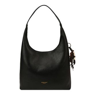 Generic Crescent Sac &agrave; bandouli&egrave;re pour femme en cuir PU pour le travail, le shopping, les voyages, lhiver, lautomne &eacute;l&eacute;gant, noir, 480.00x260.00x220.00mm/18.