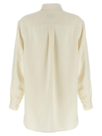 Brioni Silk Cady Shirt - Cream
