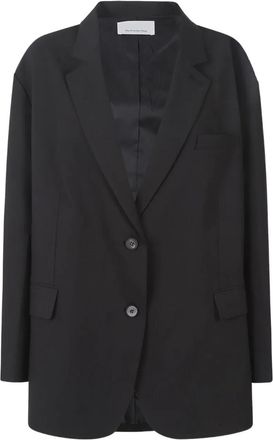 Frankie Shop Bea button fastening blazer - Schwarz