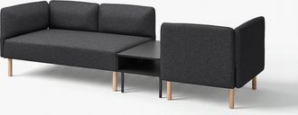 IKEA LILLEHEM 3er-Sitzelement mit Ablage