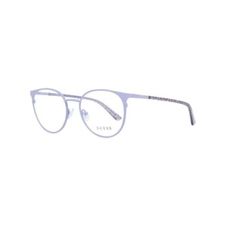 Guess Femme, Accessoires, Violet, Taille: ONE Size Montures de lunettes optiques rondes en métal