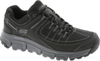 Skechers Homme Mens Trainer-Summits at Upper Draft Basket, Black Synthetic/Mesh/Charcoal Trim, 47 EU