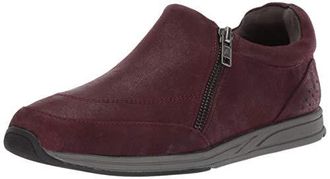 Aerosoles Womens Sing Along Sneaker, Dark Purple Leather, 6.5 M US