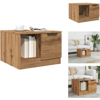 vidaXL Vidaxl - Couchtisch Artisan-Eiche 50x50x36 cm Holzwerkstoff - Couchtisch - Couchtische - Beistelltisch - Sofatisch