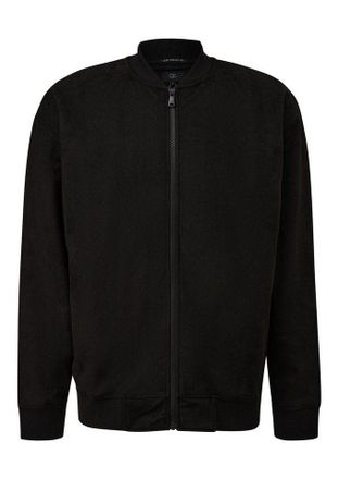 QS by s.Oliver Sweatjacke Sweatshirt Jacke Bomberjacke in Veloursoptik