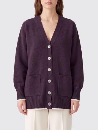 Pinko Locker geschnittener Cardigan aus Wolle und Kaschmir mit V-Ausschnitt und Taschen