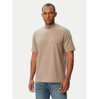 HUGO BOSS T-Shirt Tee Collar 50562120 Beige Relaxed Fit