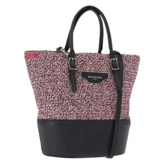 Balenciaga Pre-owned Canvas Tote Bag - - Pre-owned - Damen - Rosa - ONE SIZE