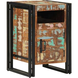 vidaXL Nachttisch 40x40x59 cm Altholz Massivholz - Vidaxl