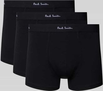 Paul Smith Trunks mit elastischem Logo-Bund im 3er-Pack