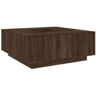 vidaXL Vidaxl - Table basse ch&ecirc;ne marron 100x100x40 cm bois ding&eacute;nierie
