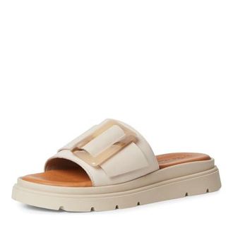 Tamaris Mule 27234-44 pour Femme, Nubuck Ivoire, 38 EU
