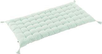 Altobuy Sophie - Matelas de Sol avec Pompons 60x120cm Coton Coloris Menthe