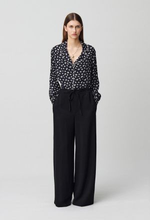 Claudie Pierlot Pantalon fluide &eacute;lastiqu&eacute;
