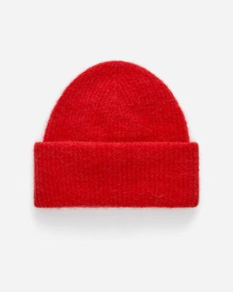Arket Beanie Aus Alpakawolle Und Wolle -Rot