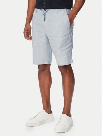 HUGO BOSS Stoffshorts 50559178 Blau Regular Fit