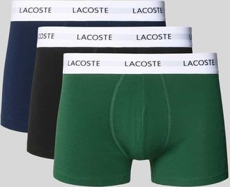 Lacoste Trunks aus Baumwollmix im 3er-Pack