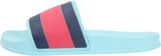 Tommy Hilfiger Herren Core Hilfiger Flag Pool Fm0fm05798 Slides, Blue (Arctic Aqua), 45.5 EU