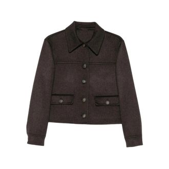 Brunello Cucinelli Leichte Jacke - - Jackets - Damen - Braun - M