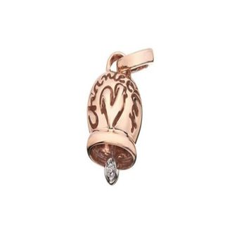 CHANTECLER Ros&eacute;gold Glocken-Charm-Anh&auml;nger - - Accessories - Damen - Rosa - ONE SIZE