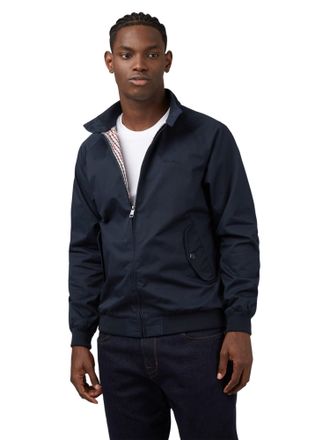 Ben Sherman Herren Signature Harrington Jacke Not Applicable, Blau (Dark Navy 25), Medium