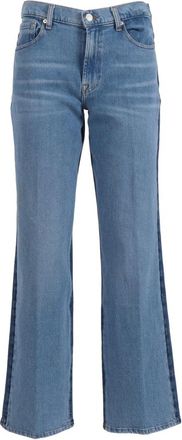 7 For All Mankind Femme, Jeans, Bleu, Taille: W28 Stovepipe Straight Joker