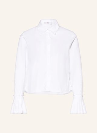 Riani Riani Hemdbluse Mit Plissees weiss