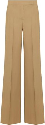 Max Mara Femme, Pantalons, Beige, Taille: 38 FR Pantalons