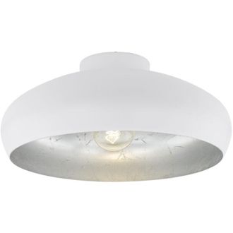 Eglo Plafonnier Mogano - Blanc|Argent