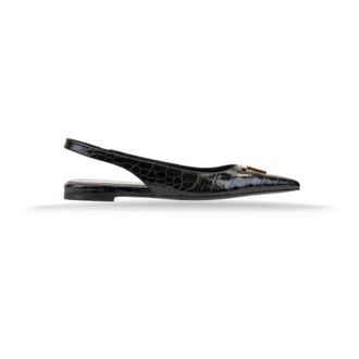 Tom Ford Ballerina-Flats aus Leder mit spitzer Zehenpartie - - Shoes - Damen - Schwarzk - 37 EU
