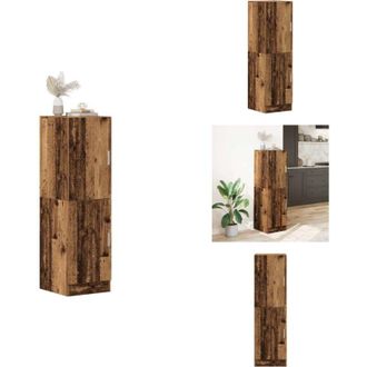 vidaXL Vidaxl - Armoire de cuisine vieux bois 38x41,5x131,5 cm bois ing&eacute;nierie - Armoire De Cuisine - Armoires De Cuisine - Armoire - Placard De Cuisine