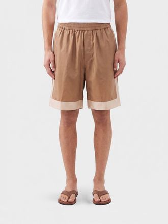 Dsquared2 Short de sport en pure soie avec taille &eacute;lastiqu&eacute;e et logo monogramme