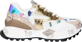 Exé Sportif pour Femme D190608-17 PU White Beige Taille 38 EU