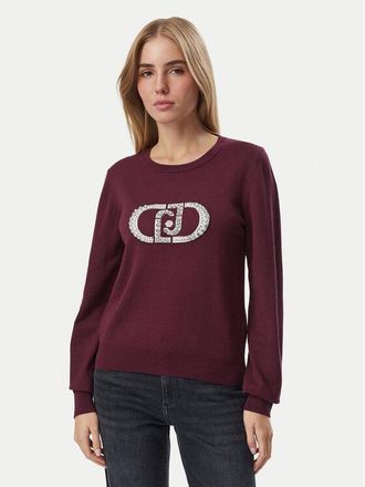 Liu Jo Pullover TF6261 MS63L Dunkelrot Regular Fit