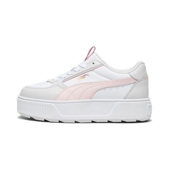 Puma Karmen Rebelle Damen-Sneaker, Puma Weiß, Frostrosa, Federgrau, 38 EU