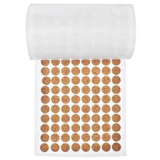 SOLUSTRE Selbstklebende Runde Korkpads St&uuml;ck Ger&auml;uschd&auml;mpfende M&ouml;belpuffer aus Langlebigem Kork rutschfest Schutz f&uuml;r M&ouml;bel und B&ouml;den Vielseitig f&uuml;r Zuhause un