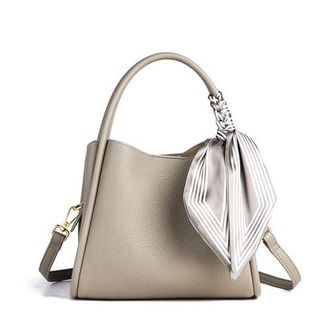 Generic Sac fourre-tout en ruban PU, sac &agrave; bandouli&egrave;re d&eacute;contract&eacute;, couleur unie, grande capacit&eacute;, cadeau pour femme, kaki, 240.00x200.00x135.00mm