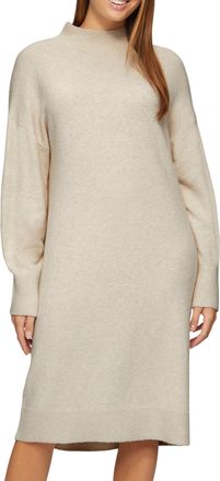 s.Oliver Weiches Strick-Kleid mit Stehkragen